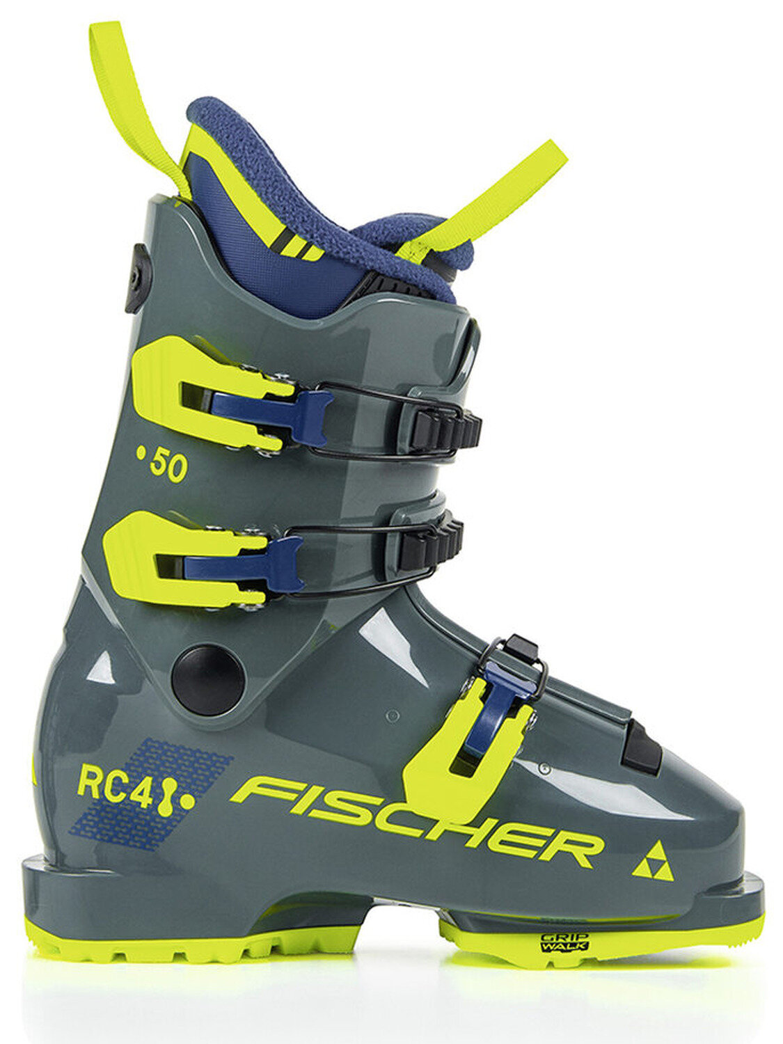 Горнолыжные ботинки Fischer RC4 50 Jr GW Rhino Grey 24/25 , для детей , серый