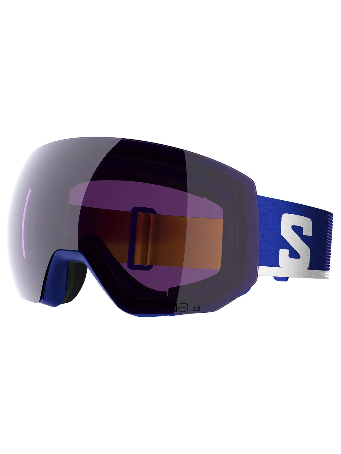 Горнолыжные очки Salomon Radium Pro Sigma Race Blue Cat. 3+1 (с доп. линзой) 25/26 синий, для мужчин , Синий