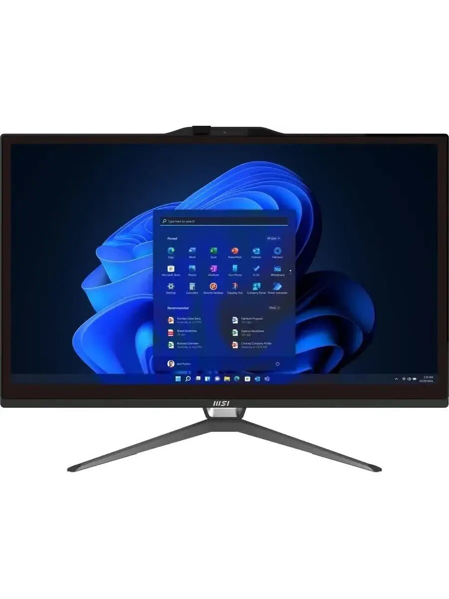 Моноблок MSI Pro AP222T 14MA-642XRU черный 21.5 FHD Touch, Core i5-14400, 16Gb/512Gb, Intel UHD Graphics, без ОС Kb+m