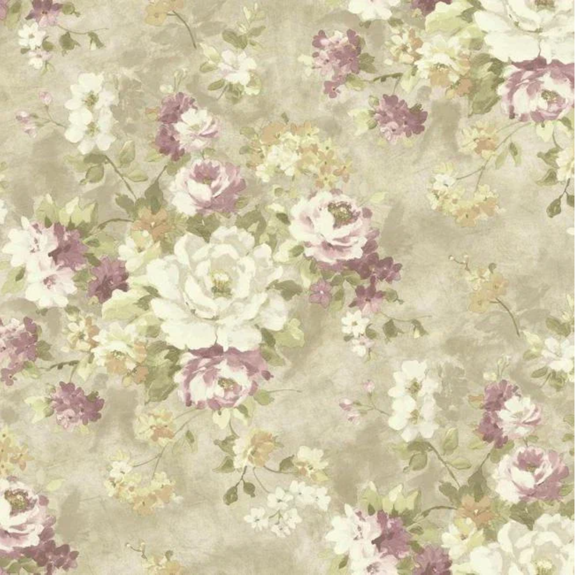 Обои York Collections Hand Painted HP0300 C; 0,68х8,20 м. , бумага , бежевый/зеленый