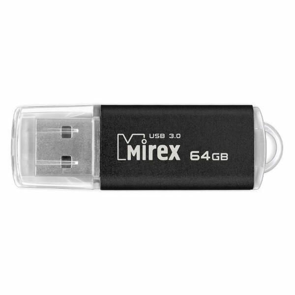 Флэш диск USB Mirex UNIT 64GB USB3.0 черный