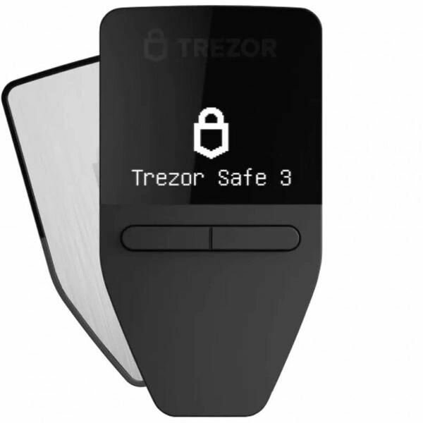 Криптокошелек Trezor Safe 3 Stellar серебристый