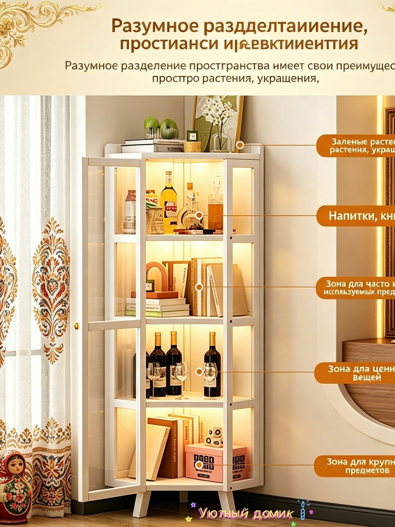 Полка, 39х39х139 см