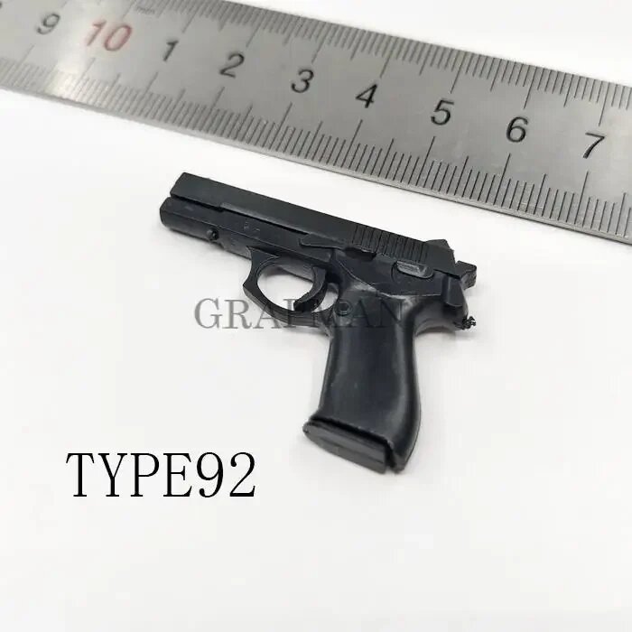 Набор для сборки модели пистолета GRAPMAN 1/6 пластиковый Черный, TYPE92