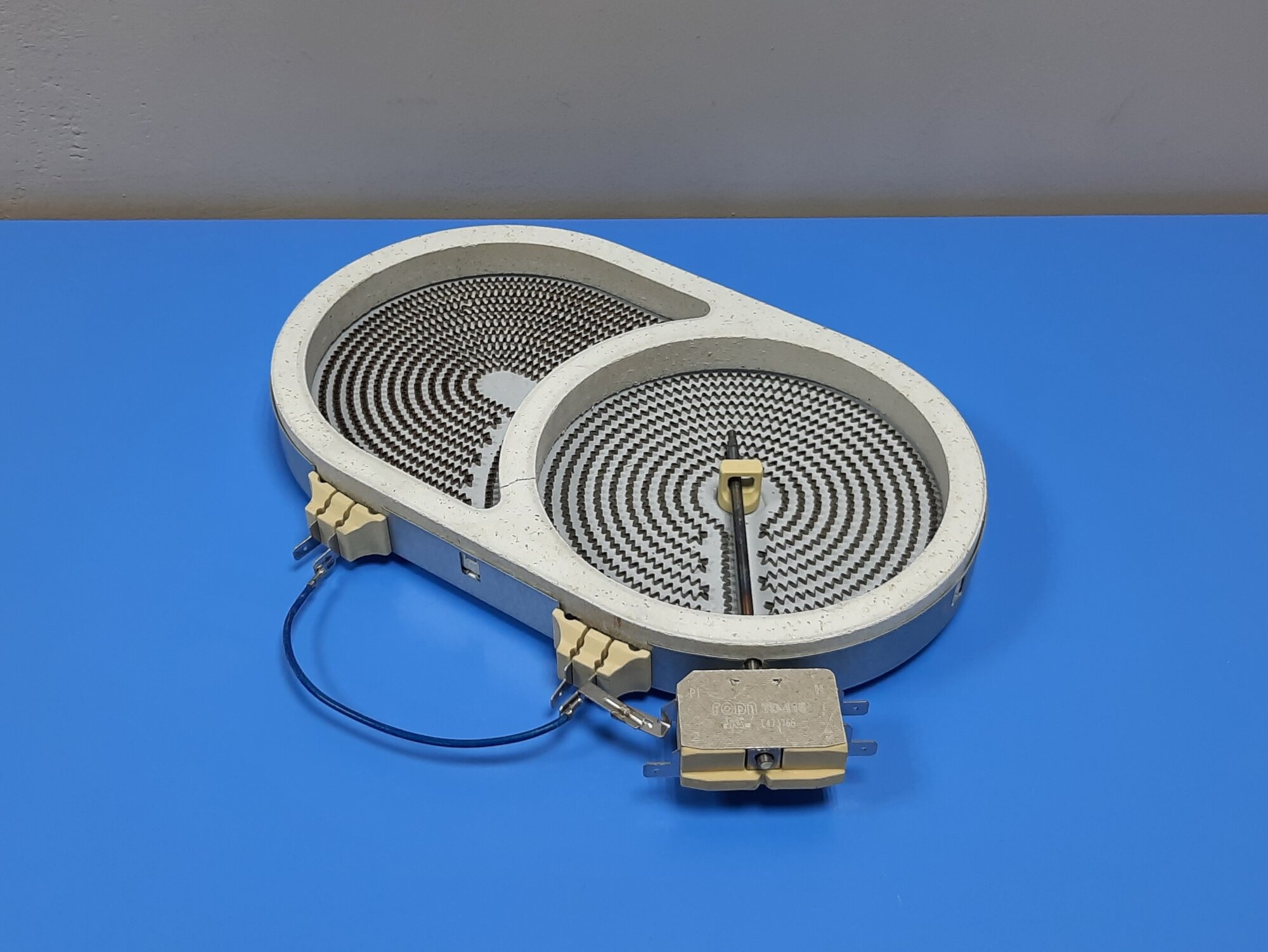 Конфорка стеклокерамической поверхности 1100/2000w, d=165/270мм. (JT270122)