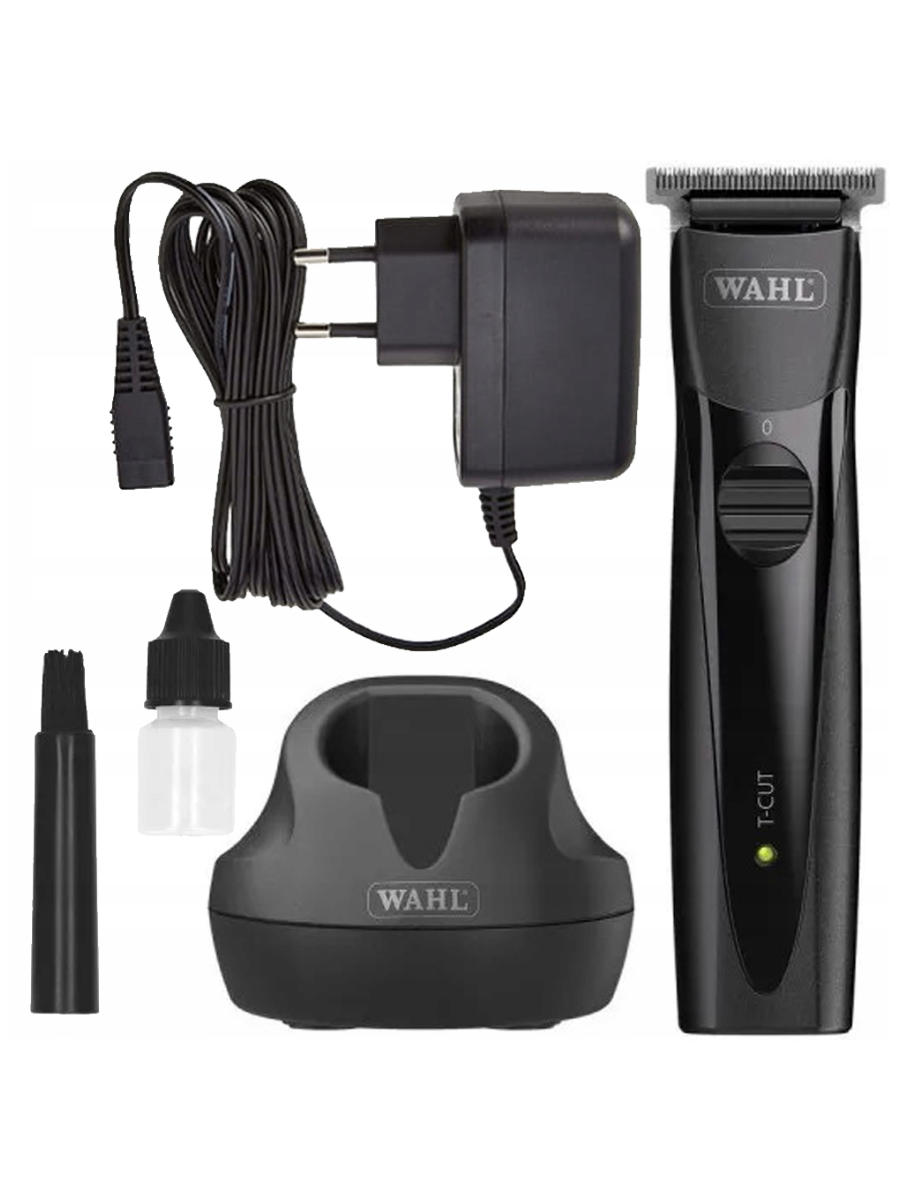 Машинка окантовочная Wahl 1591-0465 T-Cut, питание- аккумулятор/сеть, черный