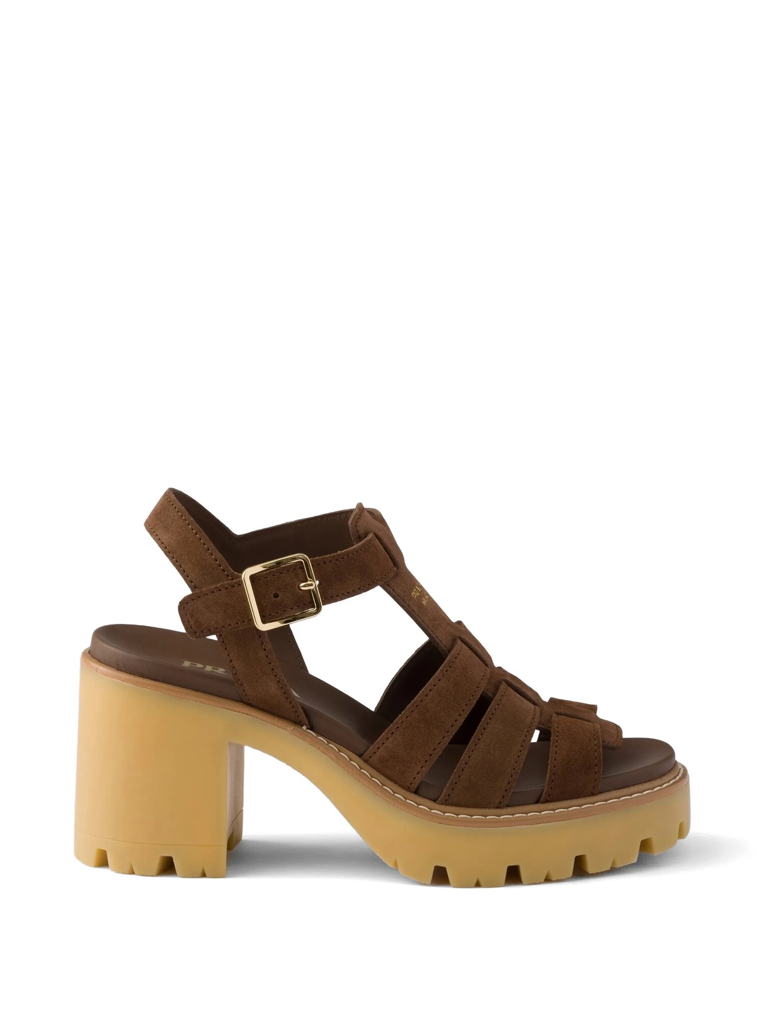 Босоножки High-heeled suede platform sandals