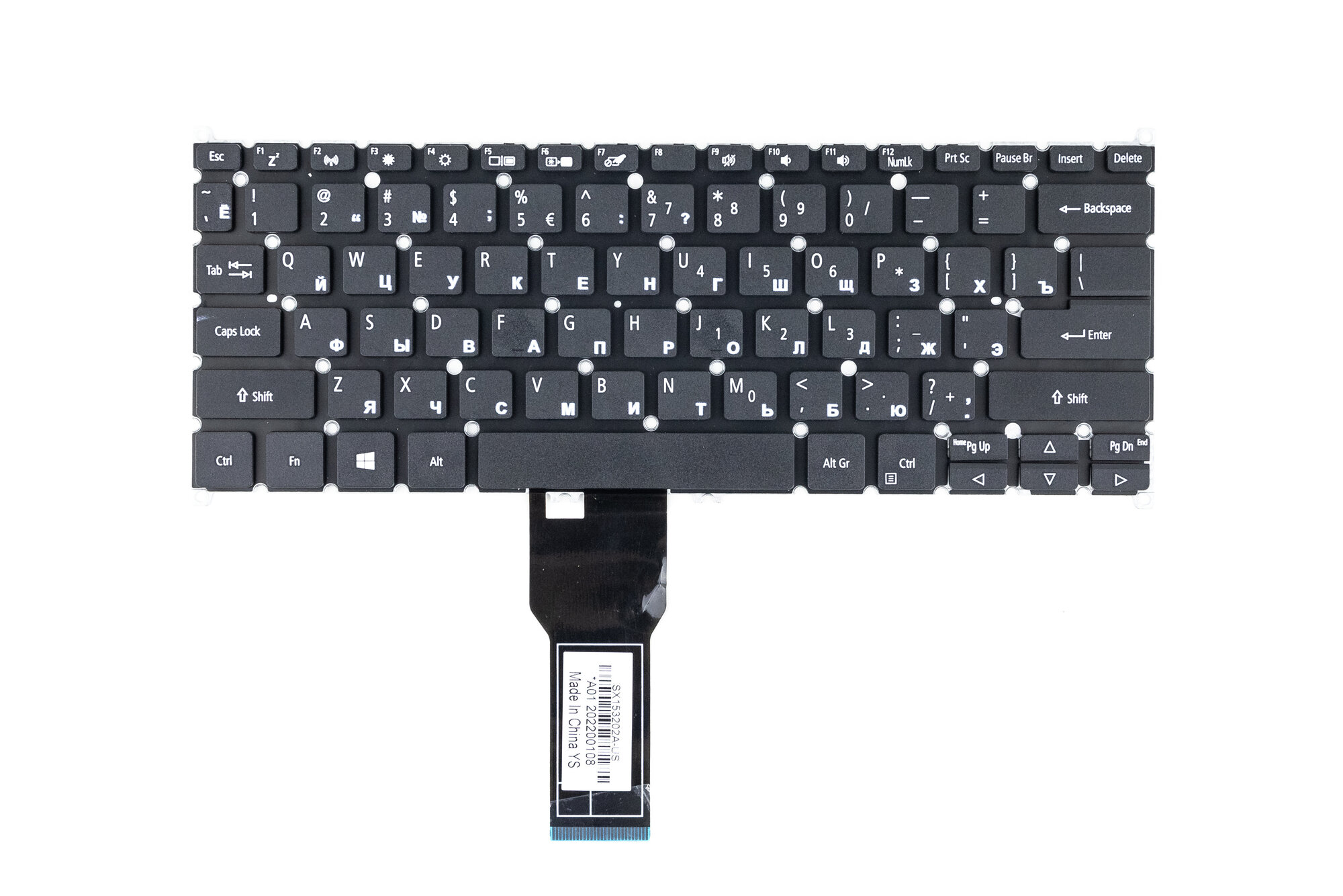 Клавиатура для Acer Aspire SF114-32 SP513-51 SP314-51 p/n: SX153202A-US NKI1313095
