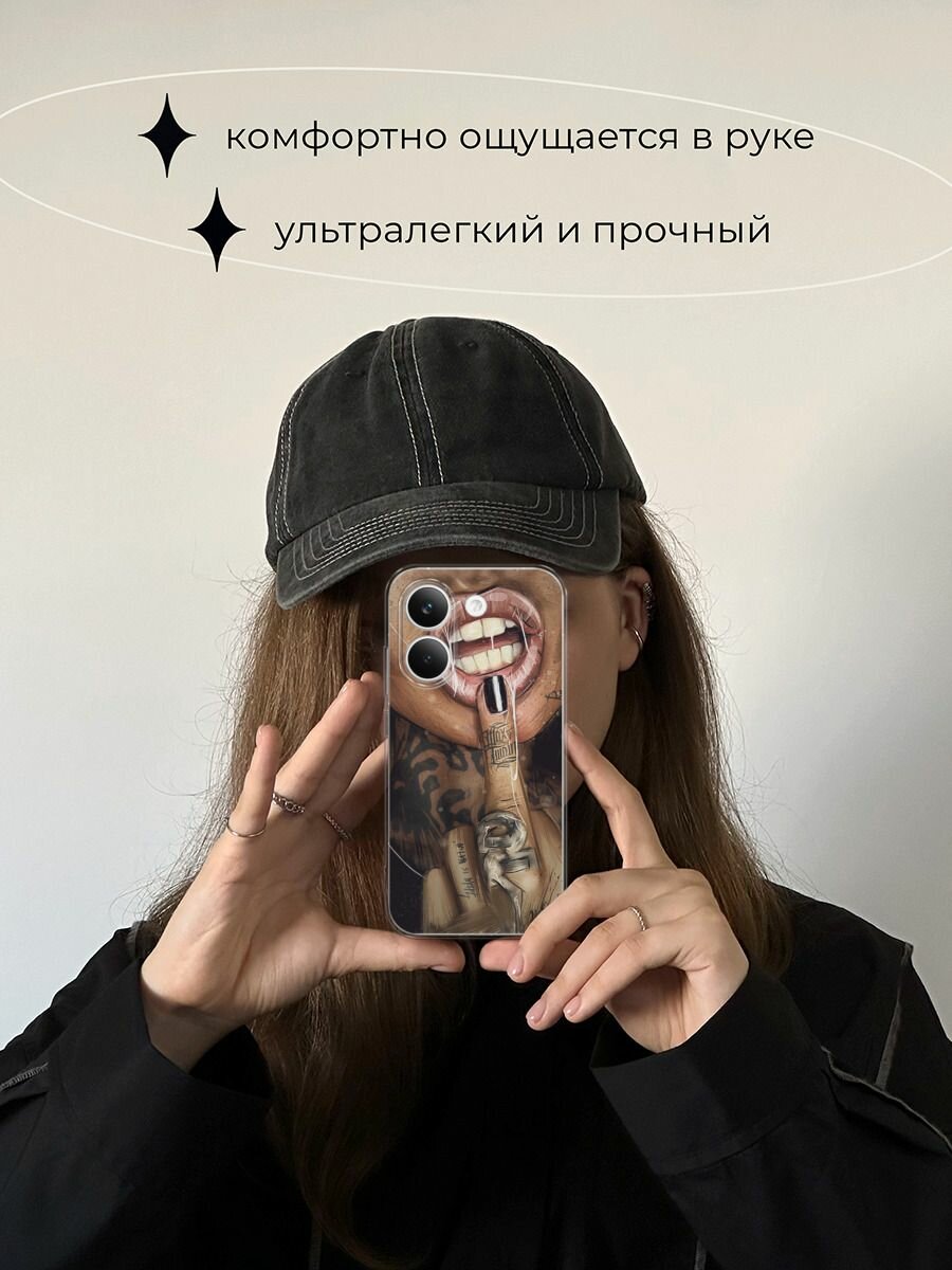 Чехол на Poco X8 Pro / Поко X8 Про с принтом Девушка с татуировками — фото 1