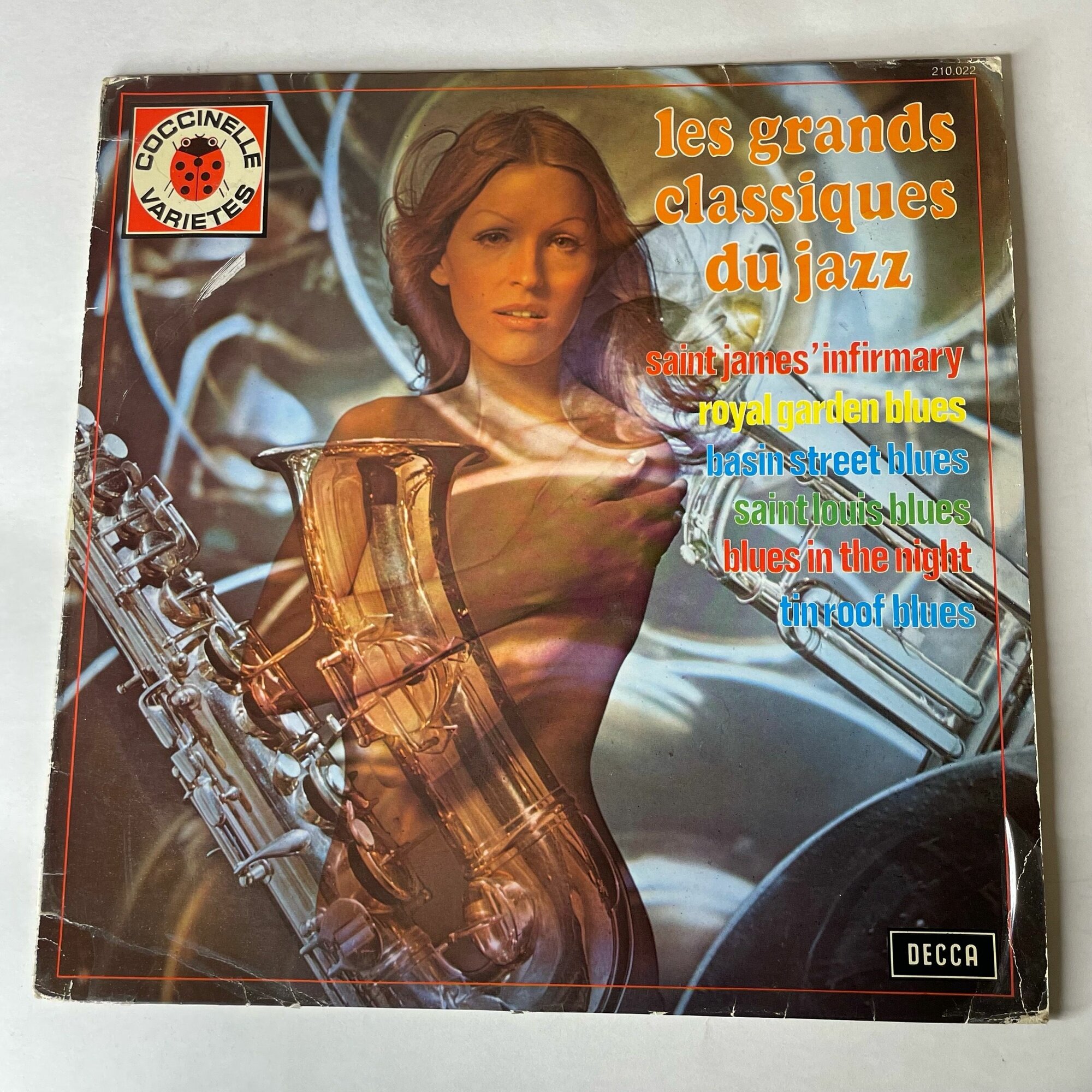 Винтажная виниловая пластинка LP Ted Heath And His Music, Les Grands Classiques Du Jazz (Бельгия 1973)