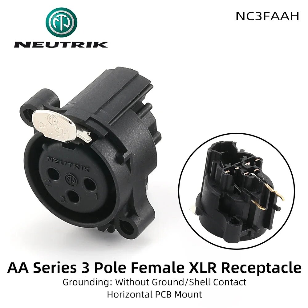 XLR разъём Neutrik AA Series 3-Pole Female NC3FAAH