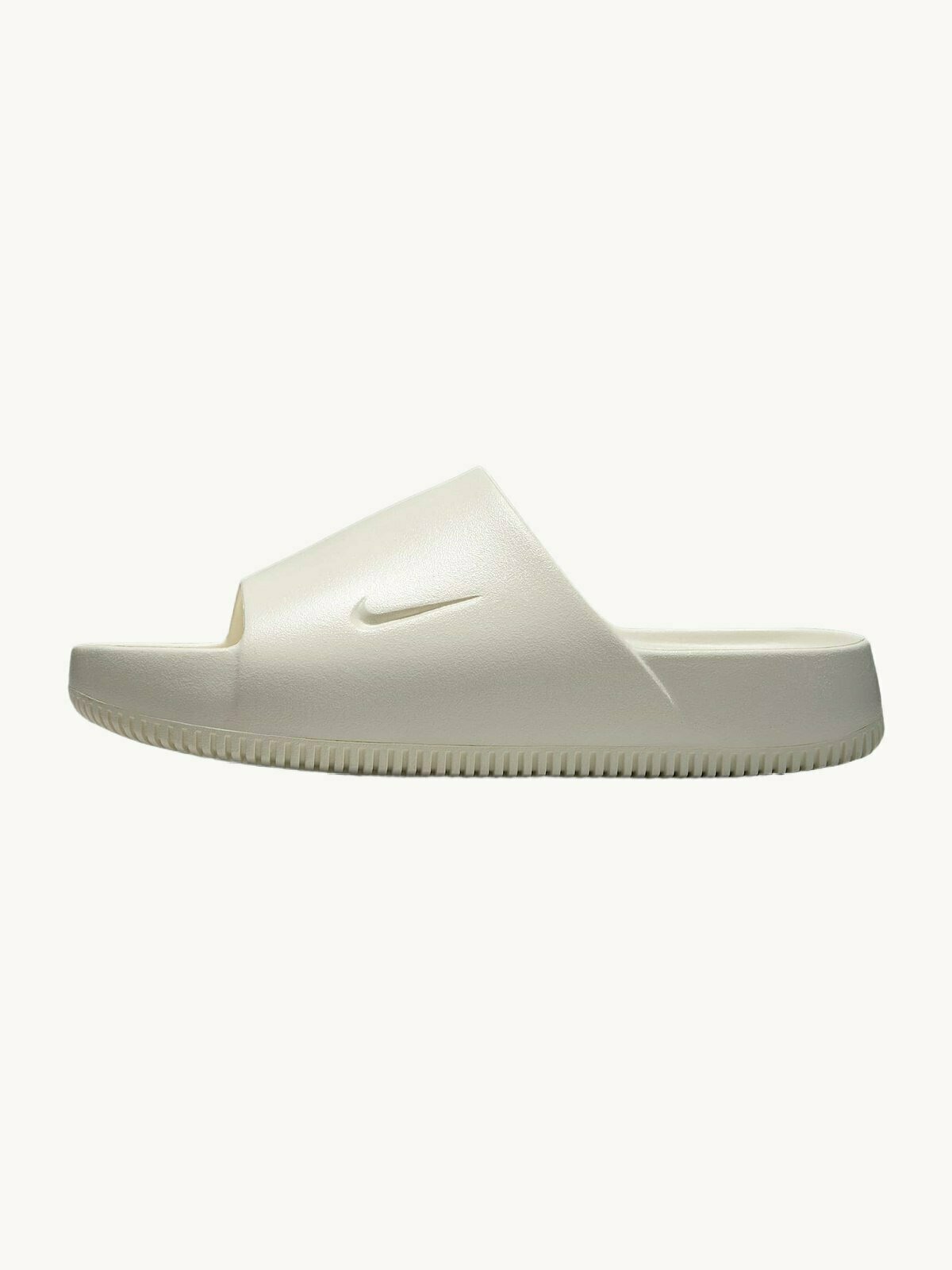 Шлёпанцы NIKE Calm Slide Sail, размер 6 US, экрю — фото 1