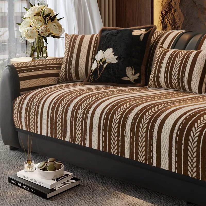 Чехол для диванной подушки Yuman Home Furnishings, легкий люкс, высококачественный, французский шенилл, всесезонный,