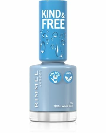 Лак для ногтей Rimmel Kind & Free, оттенок 152 tidal wave blue, 8 мл