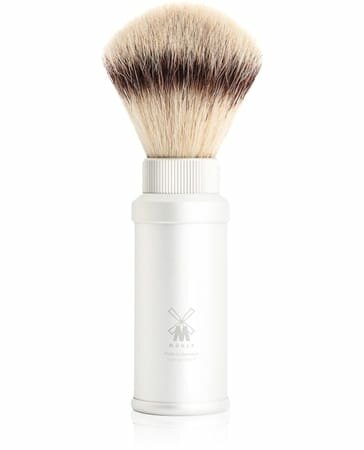 Помазок M hle TRAVEL Silvertip Synthetic, белый, 1 шт