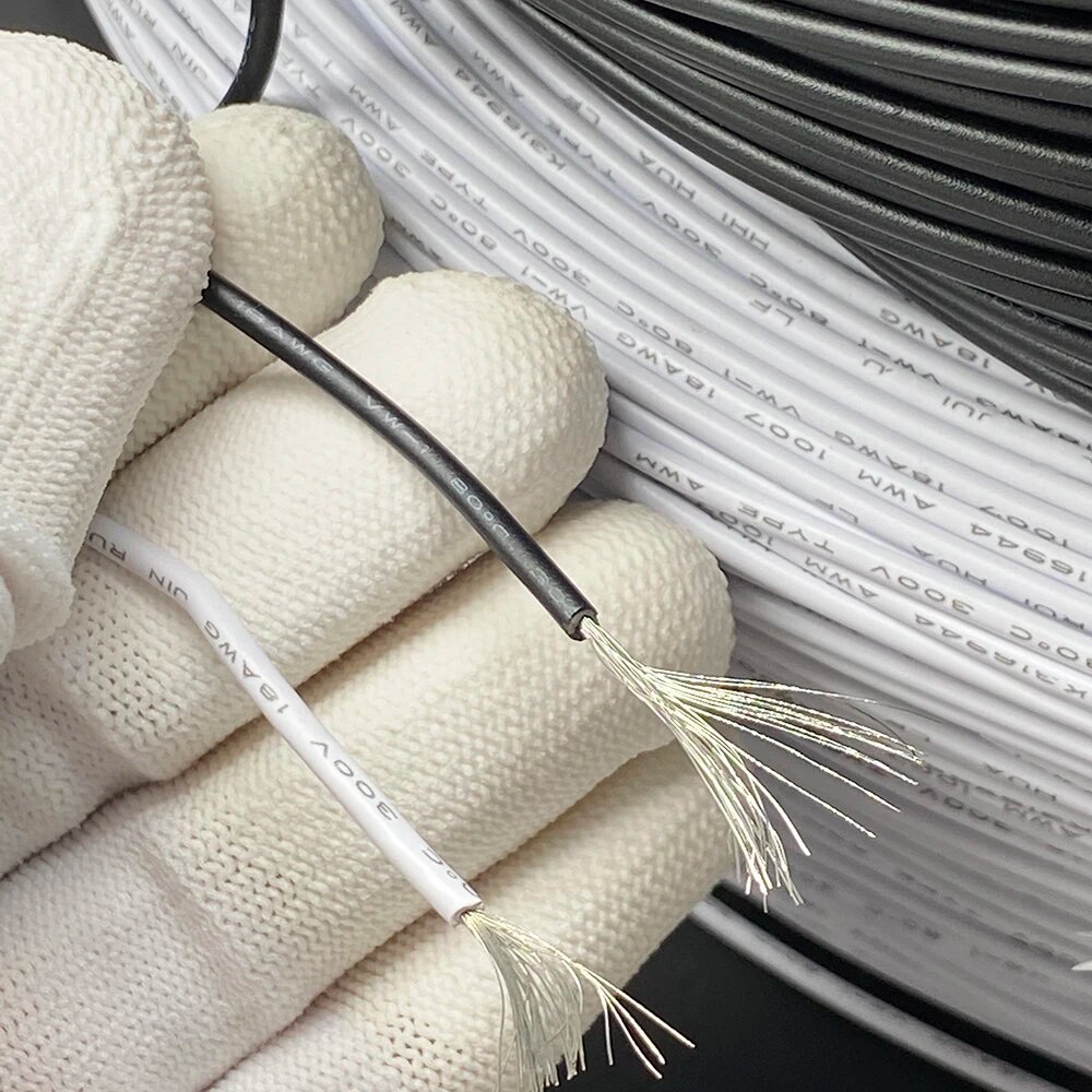 Sincelian медная проволока черная 18 AWG UL1007