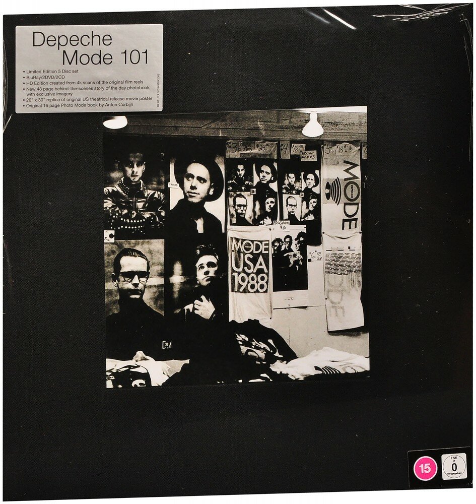 Depeche Mode. 101 (2 CD + 2 DVD + Blu-Ray) (блю-рей диск, Подарочная упаковка)