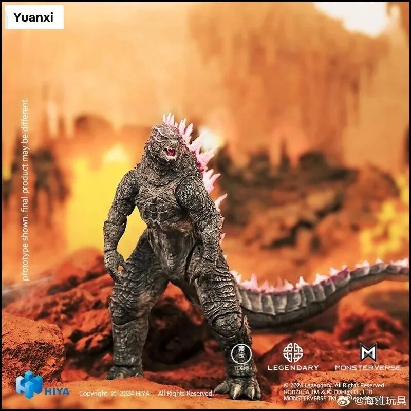 HIYA Exquisite Basic Series Godzilla vs Kong: The New Empire Godzilla Evolved.Ver action figure Фигурка для моделирования