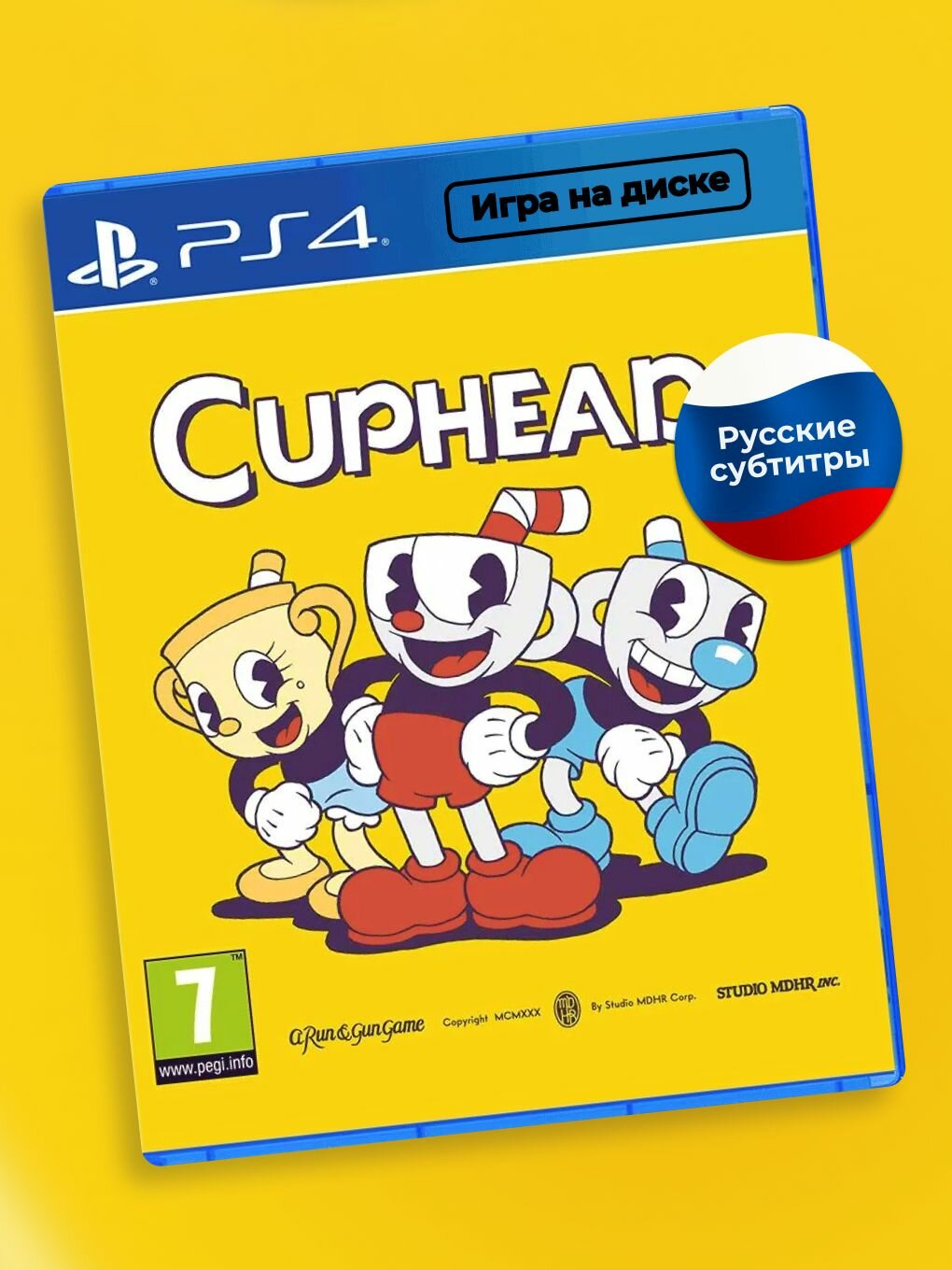 Cuphead PS4 PS5 диск