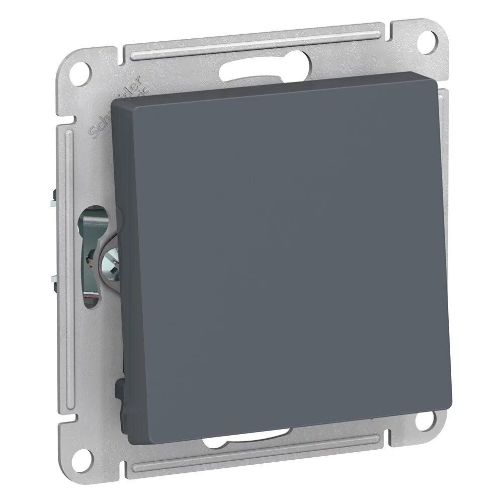 Переключатель 1-клавишный Systeme Electric AtlasDesign сх.6, 10АХ, механизм, Грифель