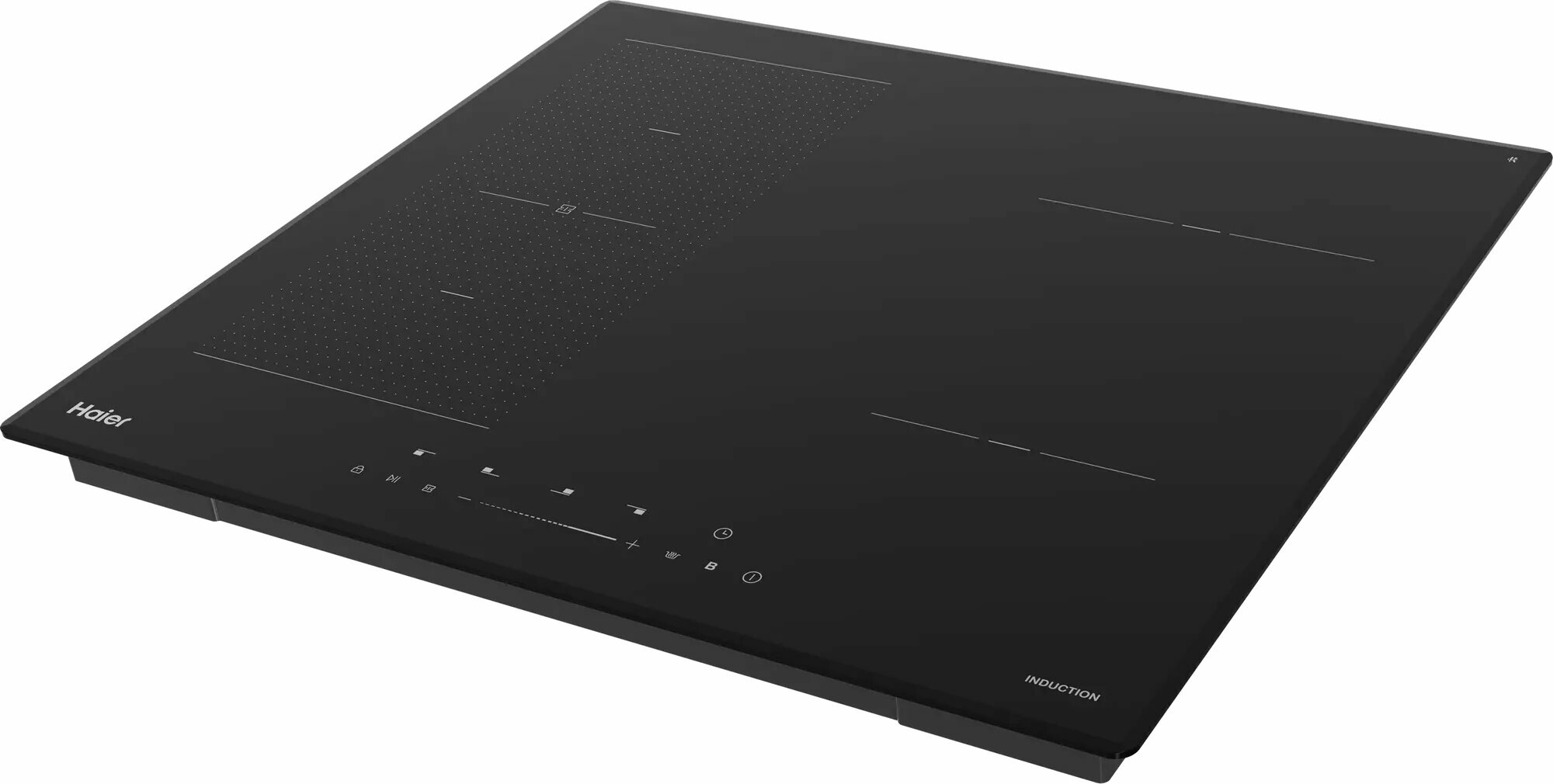 Варочная панель Haier HHX-Y64TFVB, индукционная, сенсорное управление, функция Booster, 4 конфорки — фото 1