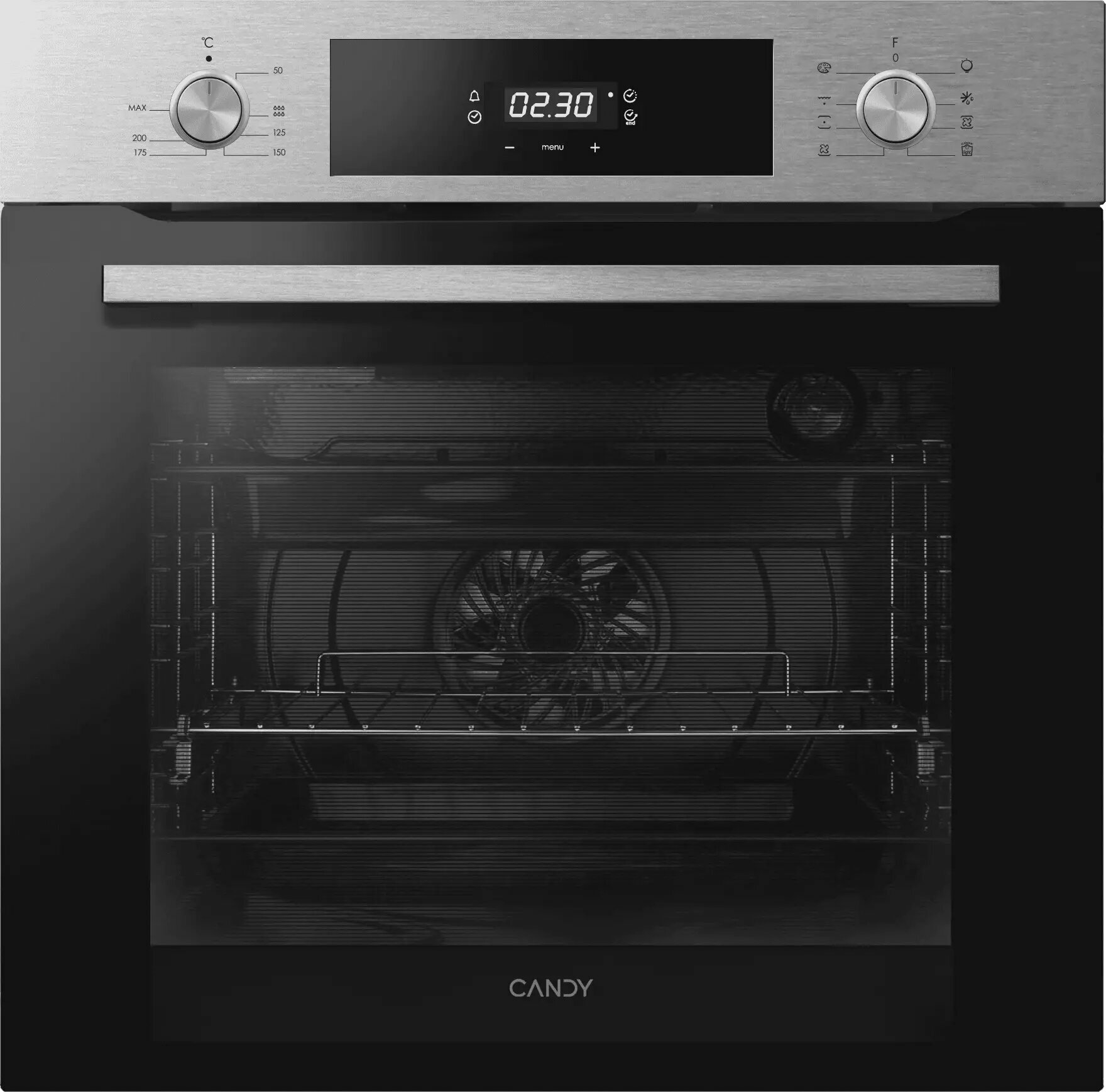 Духовой шкаф Candy COS625XBLS, гриль, конвекция, 70л, 8режимов