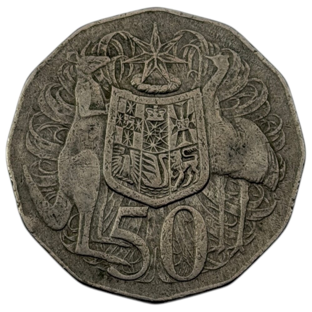 Австралия 50 центов 1974 г.