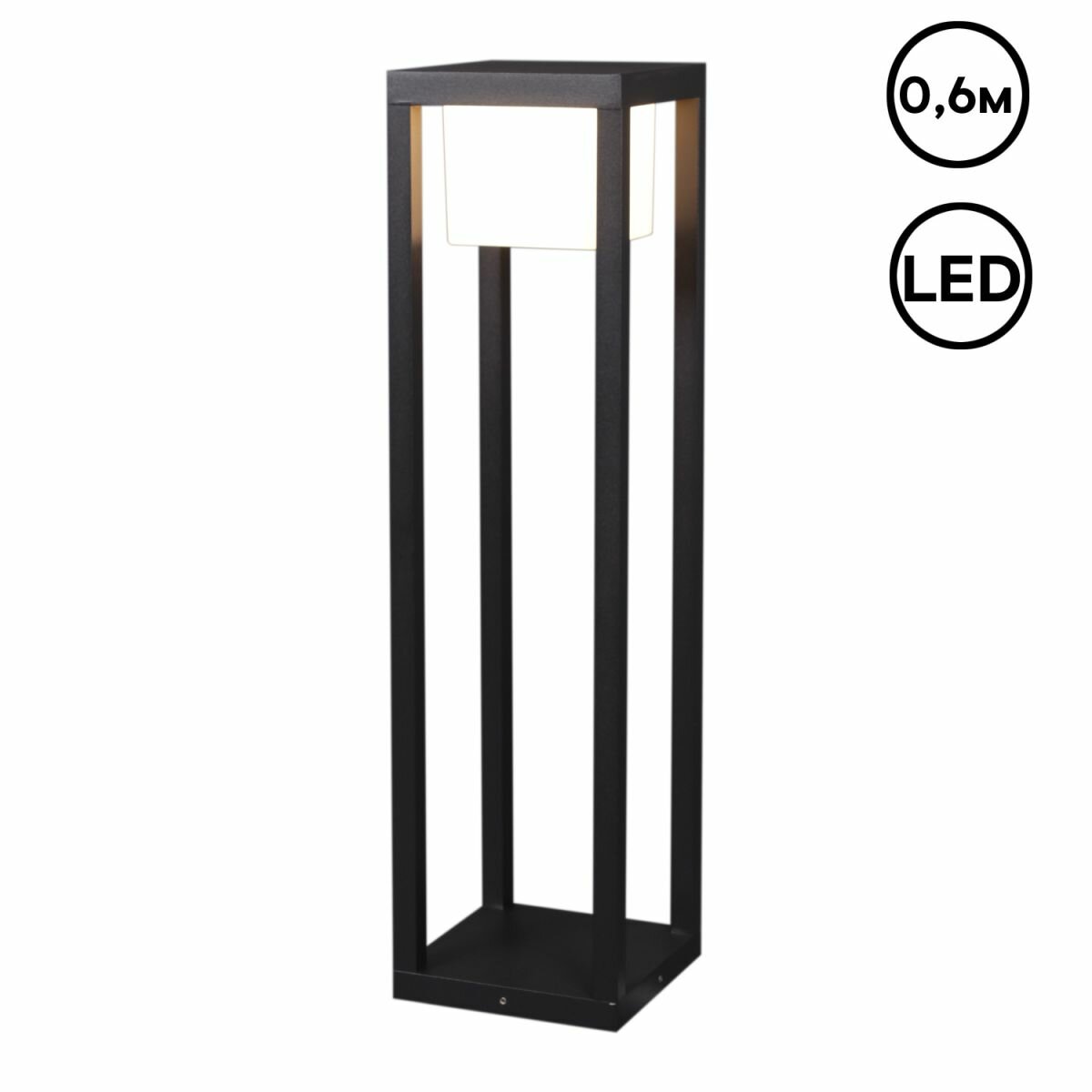 Ландшафтный светильник Reluce 09978-0.7-001JH 0,6M LED12W BK