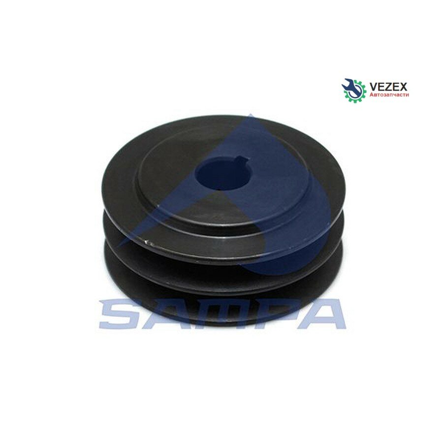 SAMPA 022285 шкив генератора! 2-ух ручейковый ремня генератора\ MAN M/F2000 19-41.423