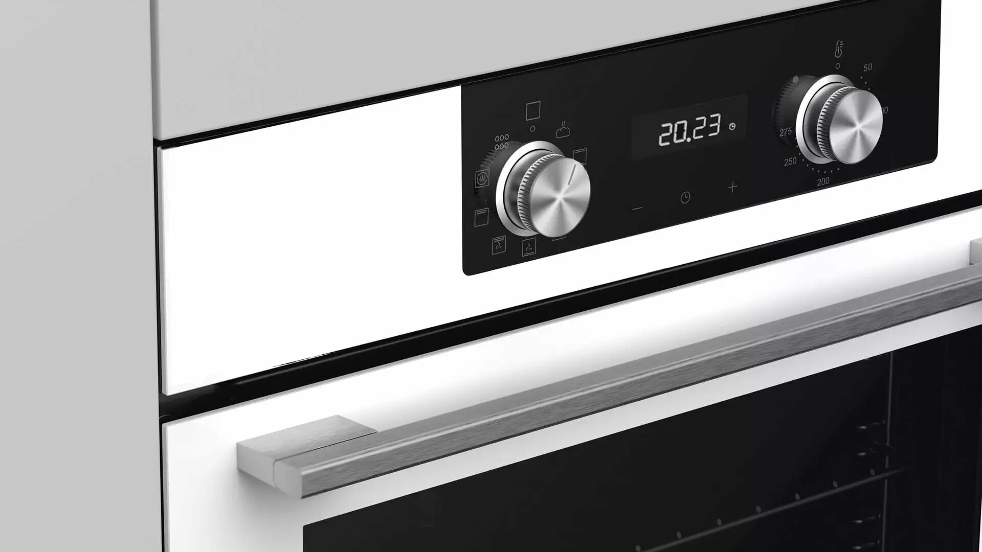 Электрический духовой шкаф Haier HOQ-K2ANN3WB с грилем, конвекцией и телескопическими направляющими — фото 1