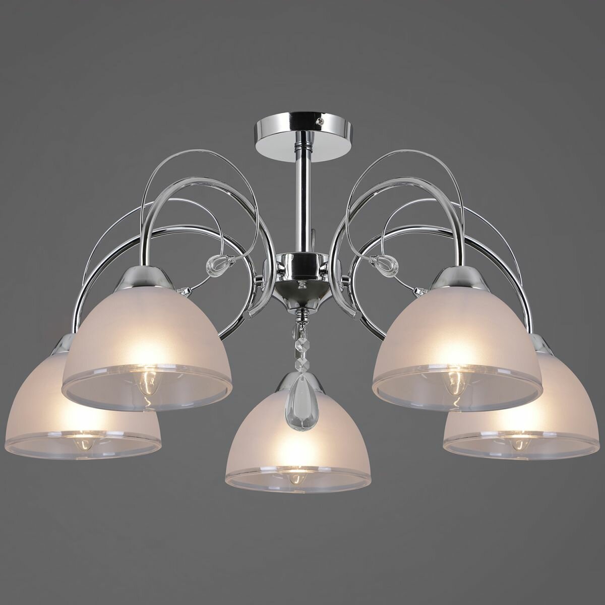 Люстра на штанге ILLUMICO ILLUMICO IL0495-5CSQ-25CH ELITE