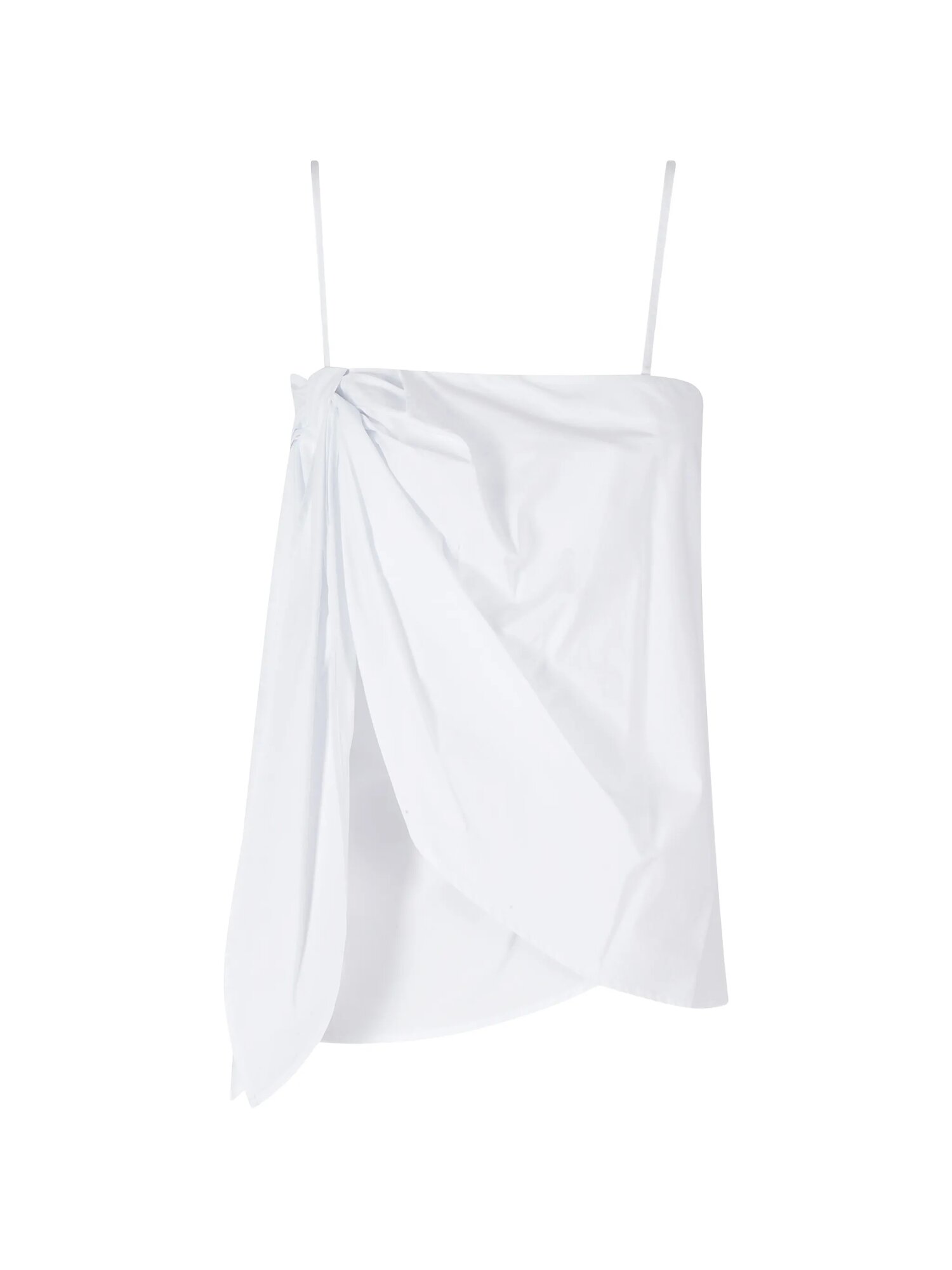 Топ Draped spaghetti-strap top