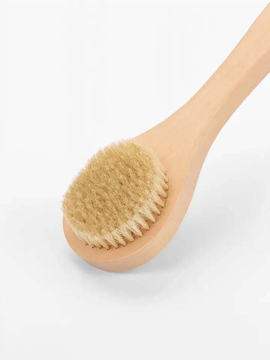 Массажная щетка для тела с натуральной щетиной