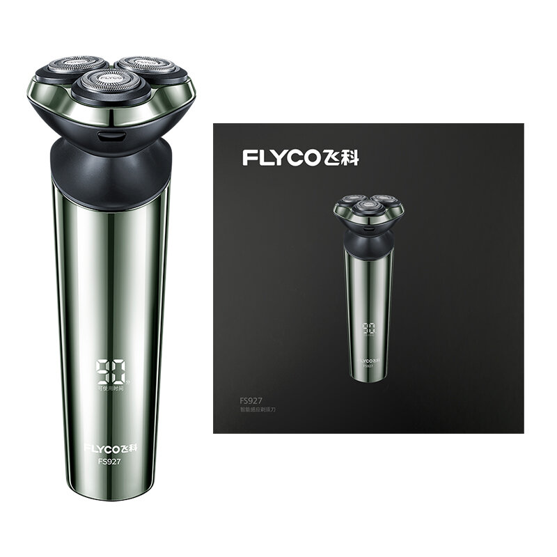Электробритва мужская роторная FLYCO FS927 Daily Gift Box, с нержавеющей сталью, водонепроницаемая