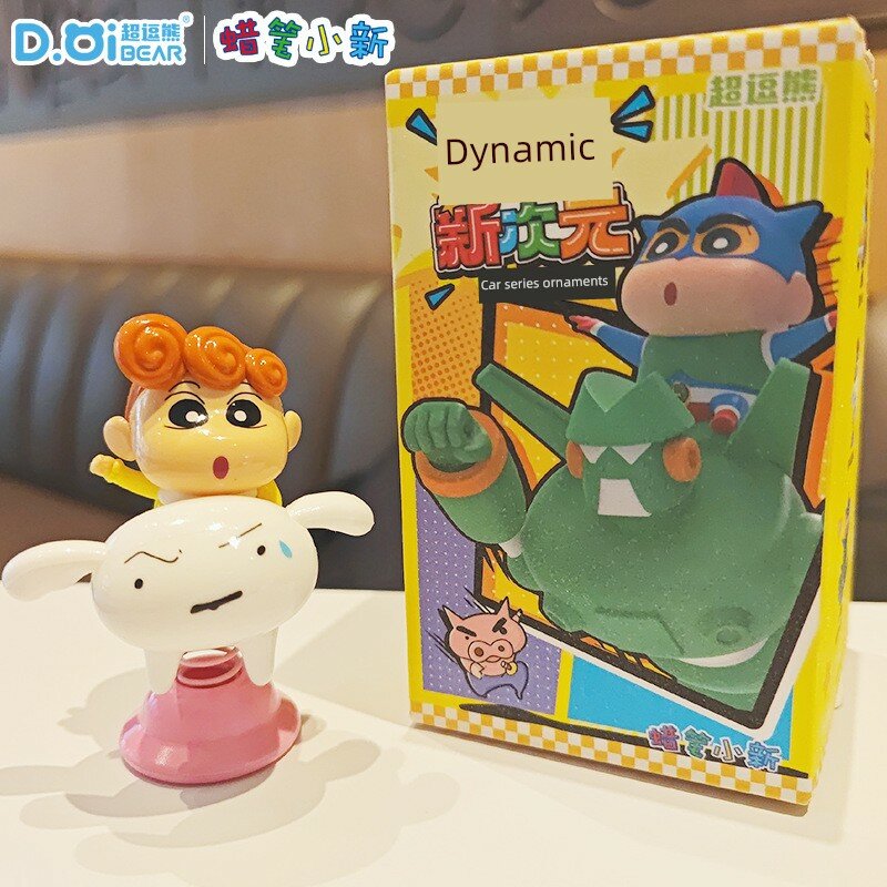 Оригинальная фигурка Шин-чан из серии Dynamic Dimension, коллекционная игрушка-сюрприз, фигурка-шейкер для автомобиля,