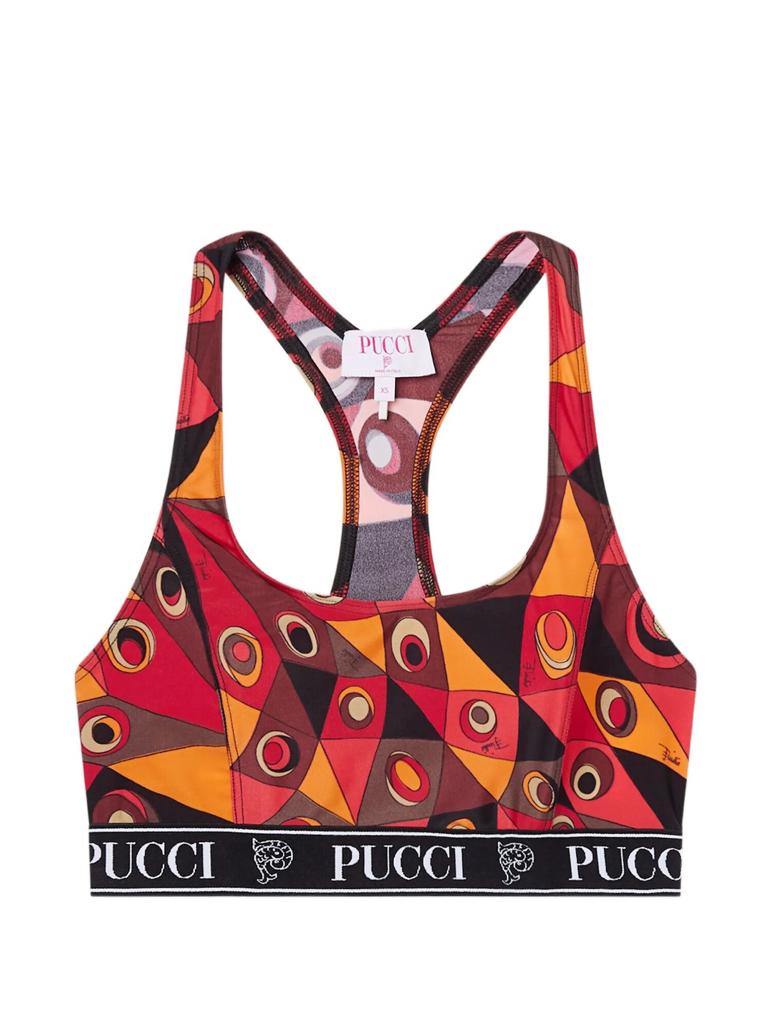 Топ Occhi-print top