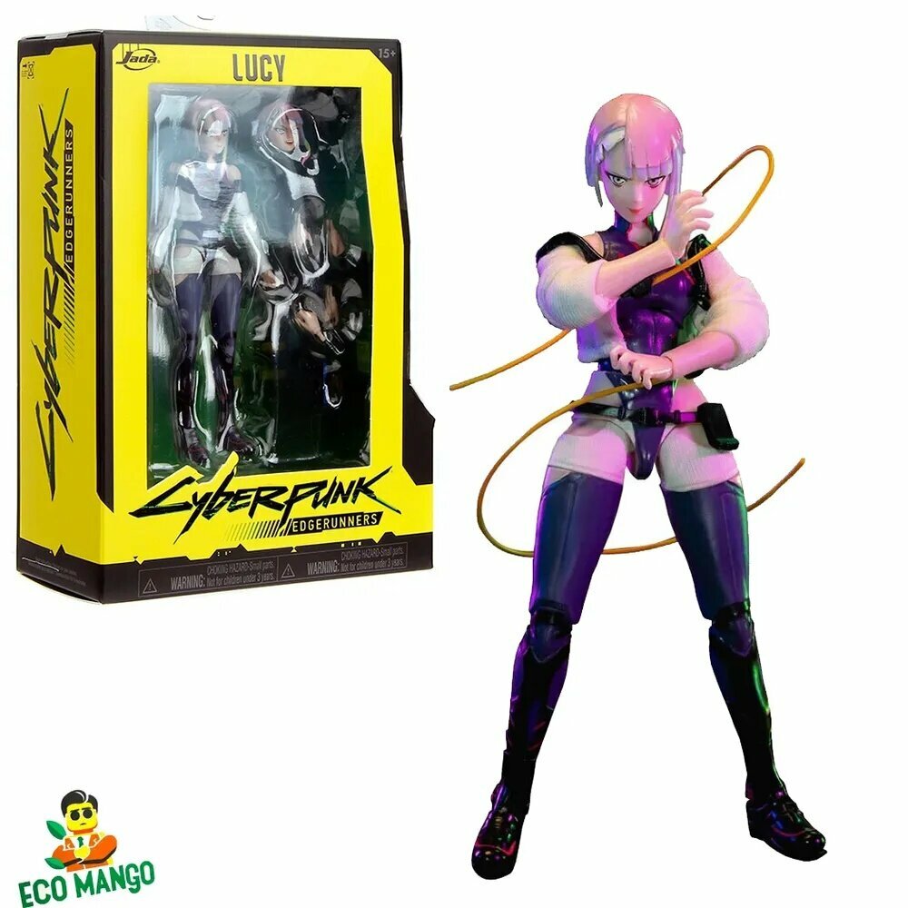 Фигурка Jada Киберпанк 2077 Edgerunner Lucy, 1/12, 14 см