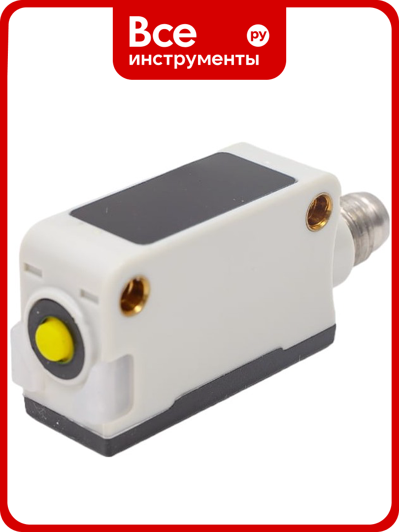 Оптический датчик диффузный Lanbao PSE-BC100DPB-E3, Sn=1000 мм, PNP NO/NC (Програм)10.30DC, разъем М8, излучателя
