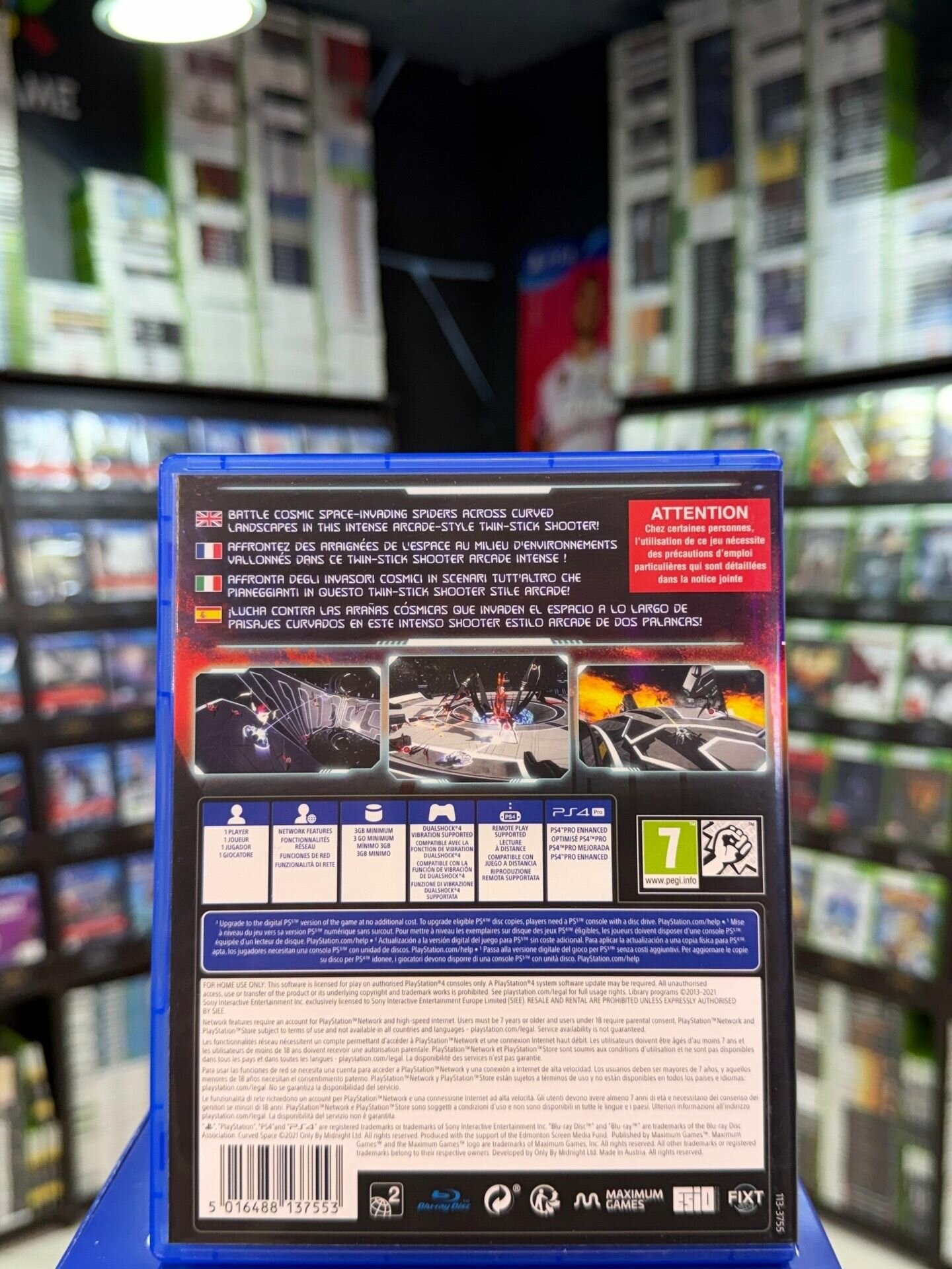 Игра Curved Space PS4 (Русская версия) (Box) — фото 1