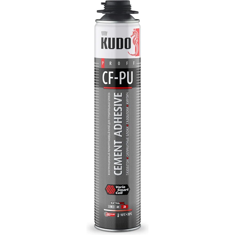 Конструкционный полиуретановый клей для строительных блоков KUDO CEMENT ADHISIVE PROFF KUPP10UCMT