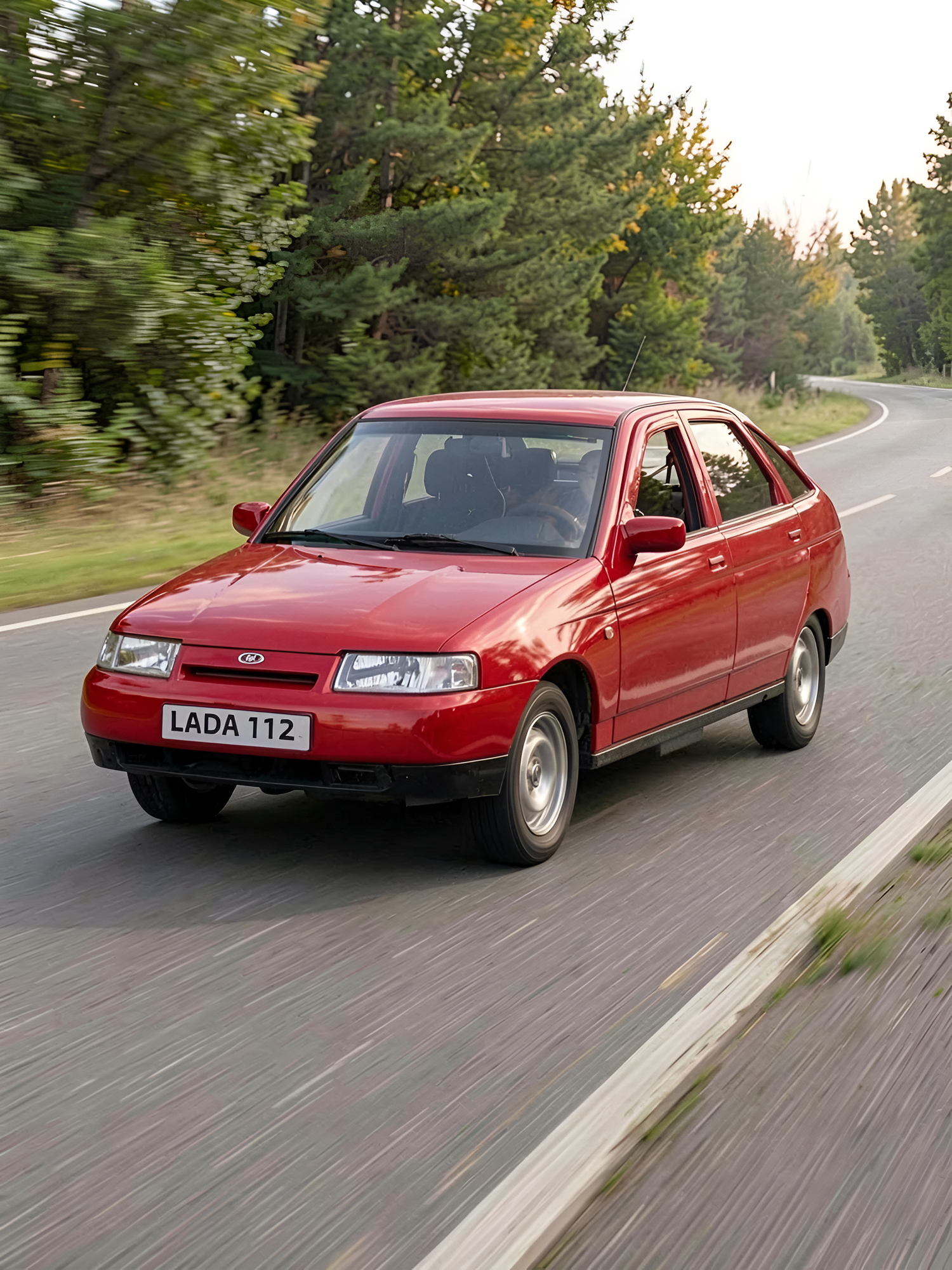 Машинка металлическая LADA ВАЗ-2112 "Двенашка", вишневая, 12 см