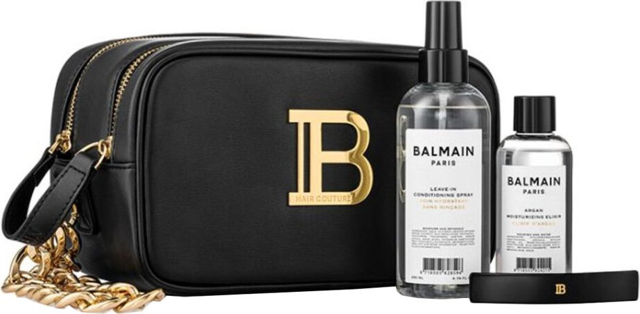 Balmain Фирменный клатч с наполнением Balmain Hair Couture Signature Pouch 19g