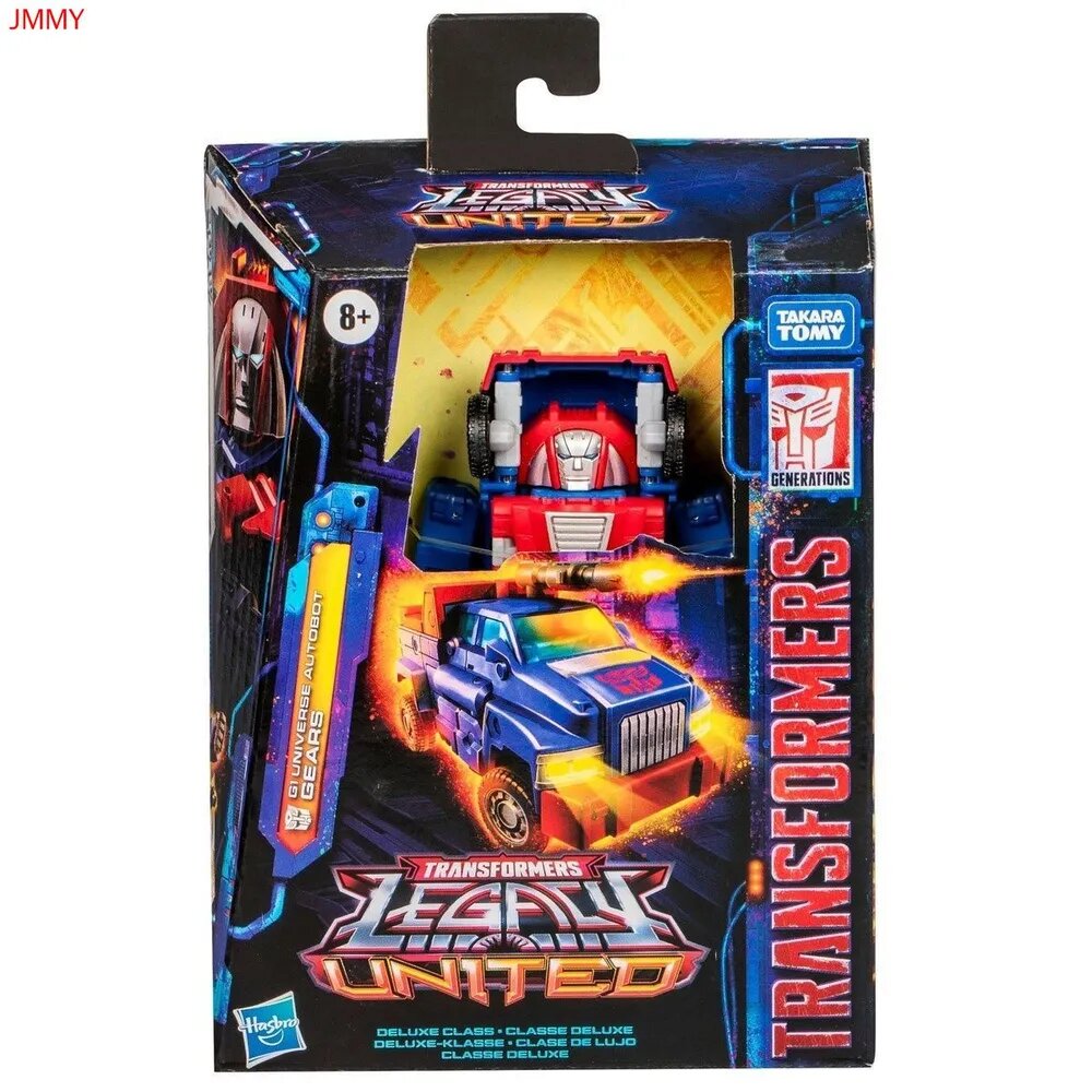 Трансформеры игрушки Hasbro Transformers Legacy United Deluxe Class G1 Universe Autobot Gears (14cm) F8530