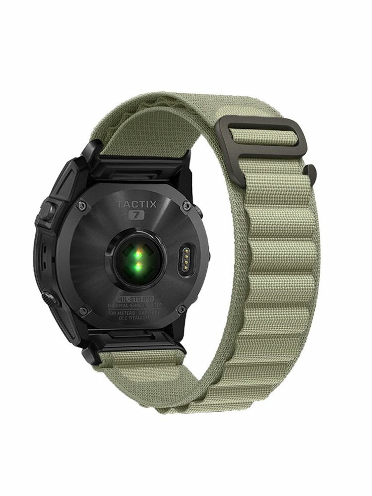 Нейлоновый ремешок для часов Garmin F nix 8/7/6/5 Enduro Tactix Delta Mk1/Mk2/Mk3, 22/26 мм, слабой эластичности, для спорта и активного отдыха