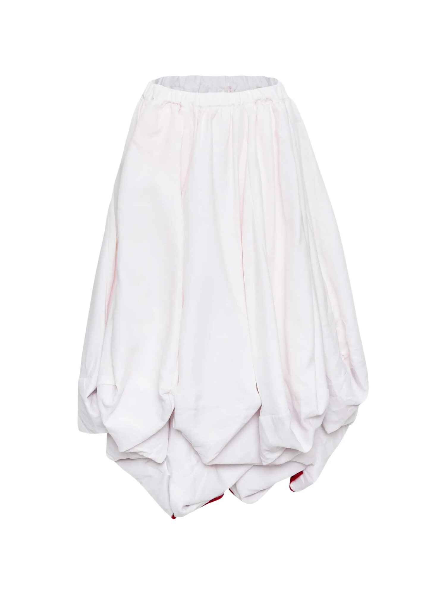 Юбка Draped bubble midi skirt