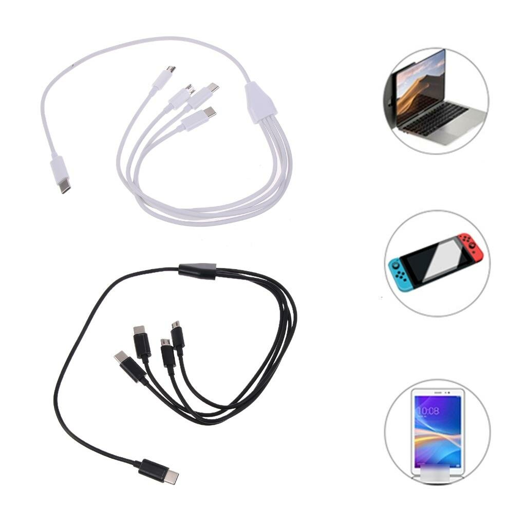 4-в-1 кабель USB-C – USB-C, Белый — фото 1