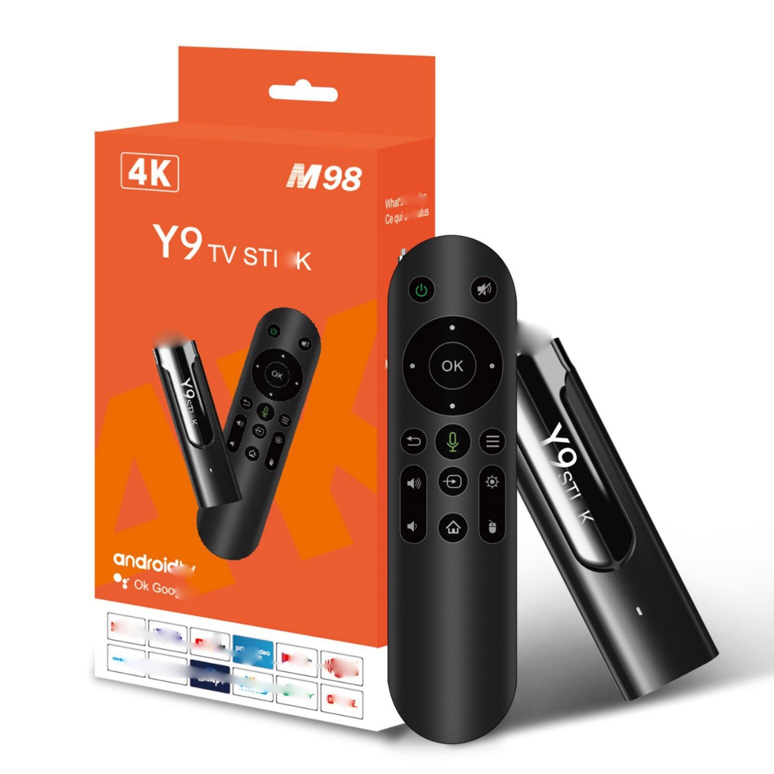 Мини-телевизор M98 Y10 ATV с поддержкой Android 12, видео 8K, 4K, Wi-Fi 6, Allwinner H2.65, четырехъядерный процессор Cortex A53, голосовое управление, смарт-телевизор