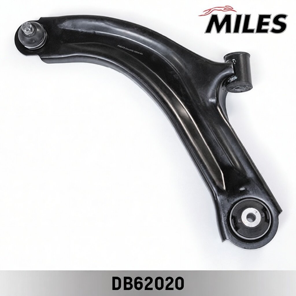 Рычаг nissan note 1.4/1.5/1.6 06-/micra (k12) 1.0-1.5 03- пер. нижн. лев Miles DB62020