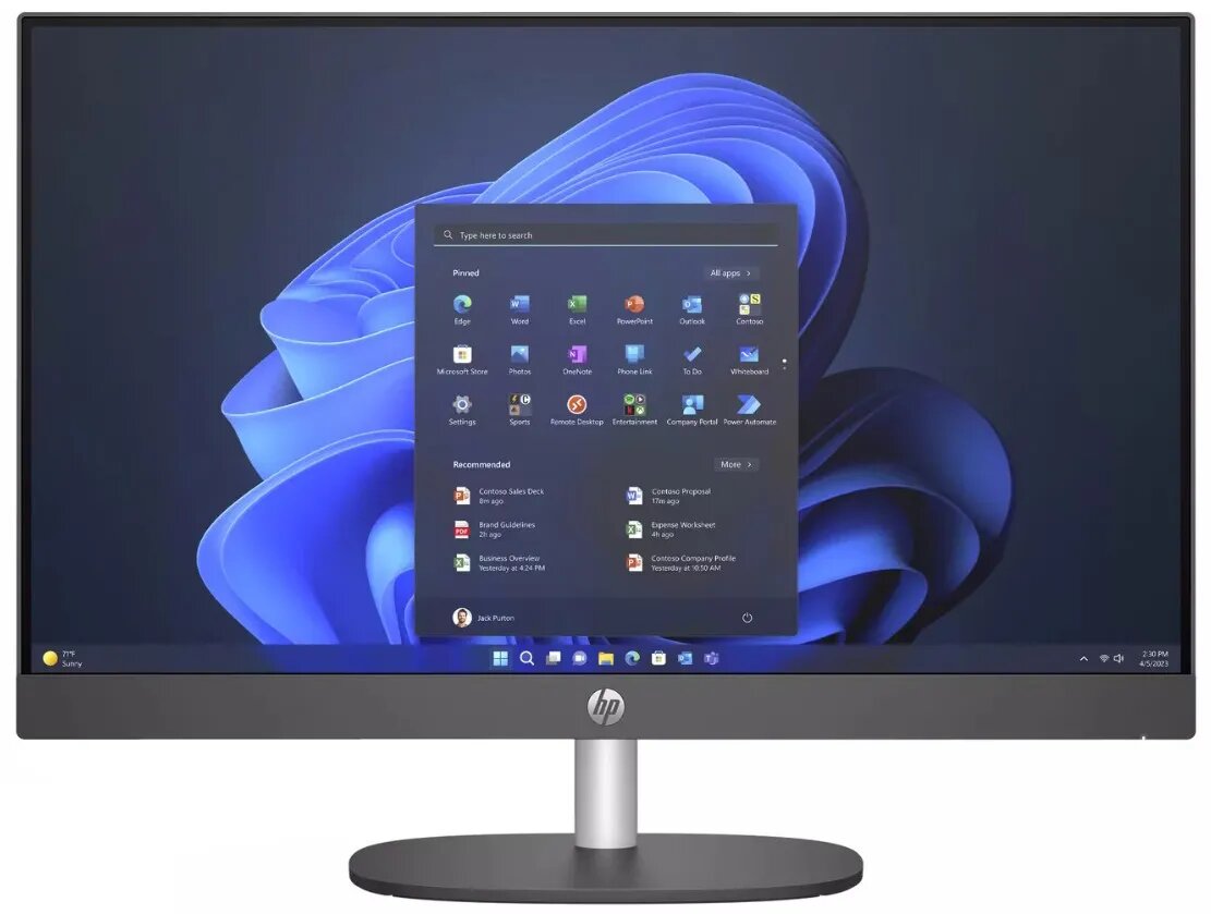 Моноблок HP ProOne 240 G10 All-in-One NT 23,8 IPS/Ultra-5 125U/8GB/512GB/DOS/серый