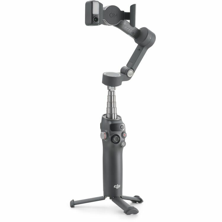 Стабилизатор для смартфона, DJI Osmo Mobile, черно-серый, настольный